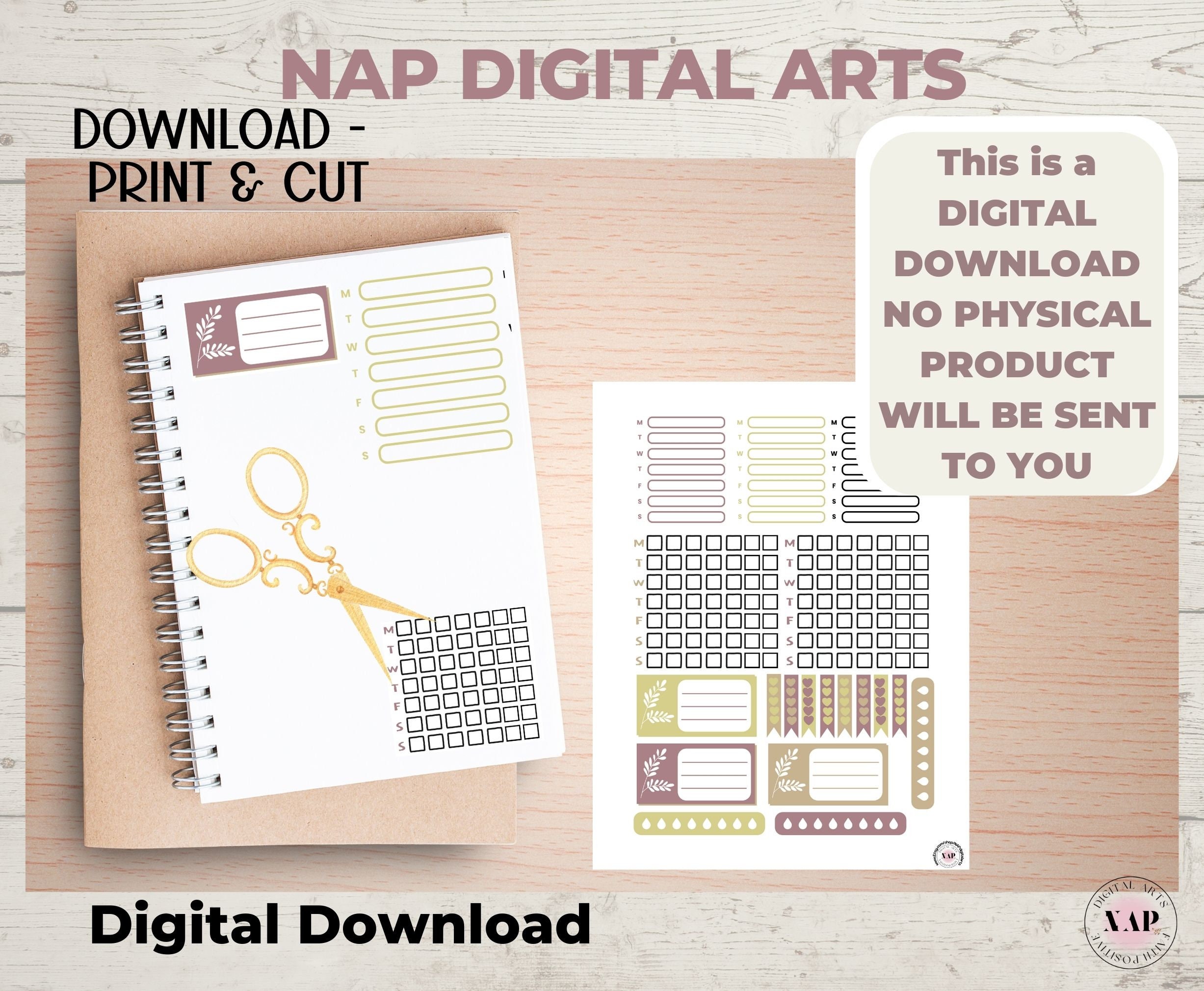 Personal Planner Printable, Undated Weekly Planner, Notes Sheet ...