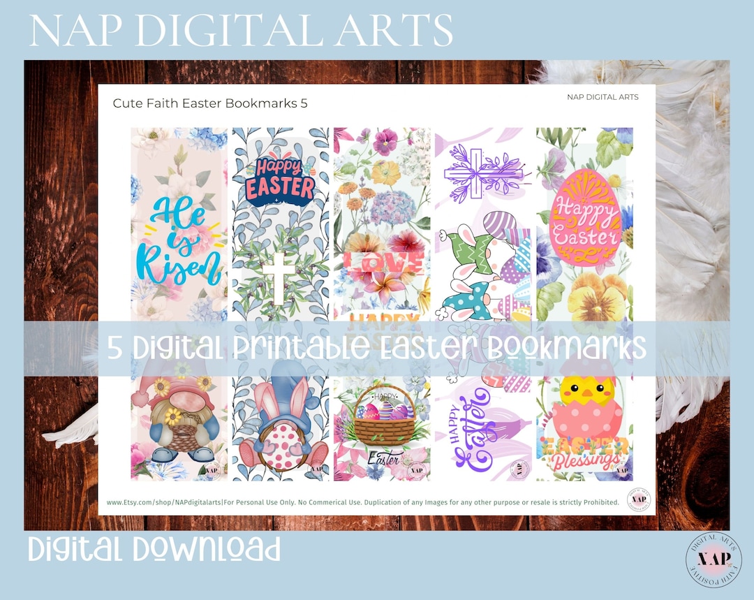 Easter Printable, Christian Easter, Set 5 Printable, Spring Printable ...