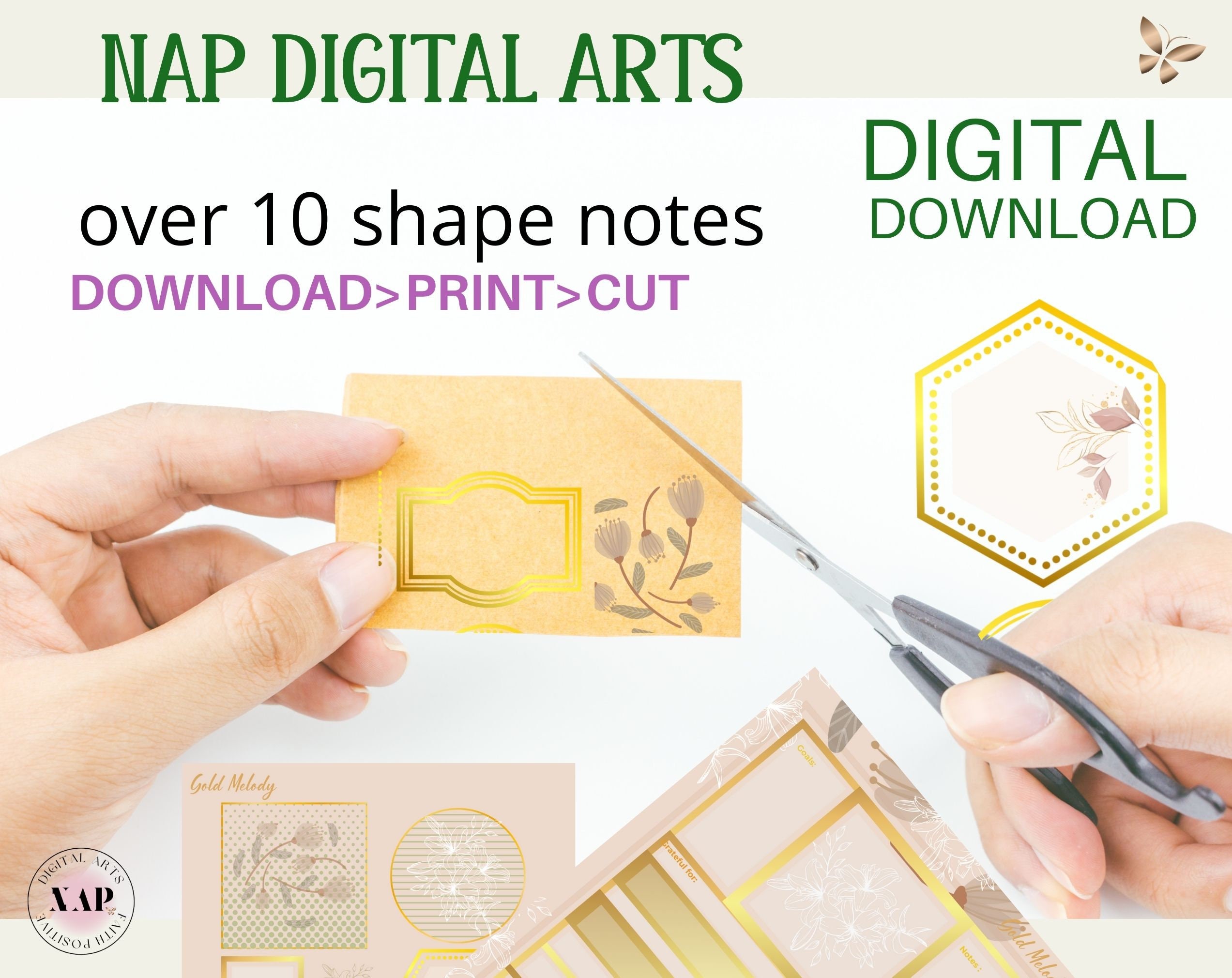 Lined Note Paper, Printable Writing Download, Printable Stationary ...