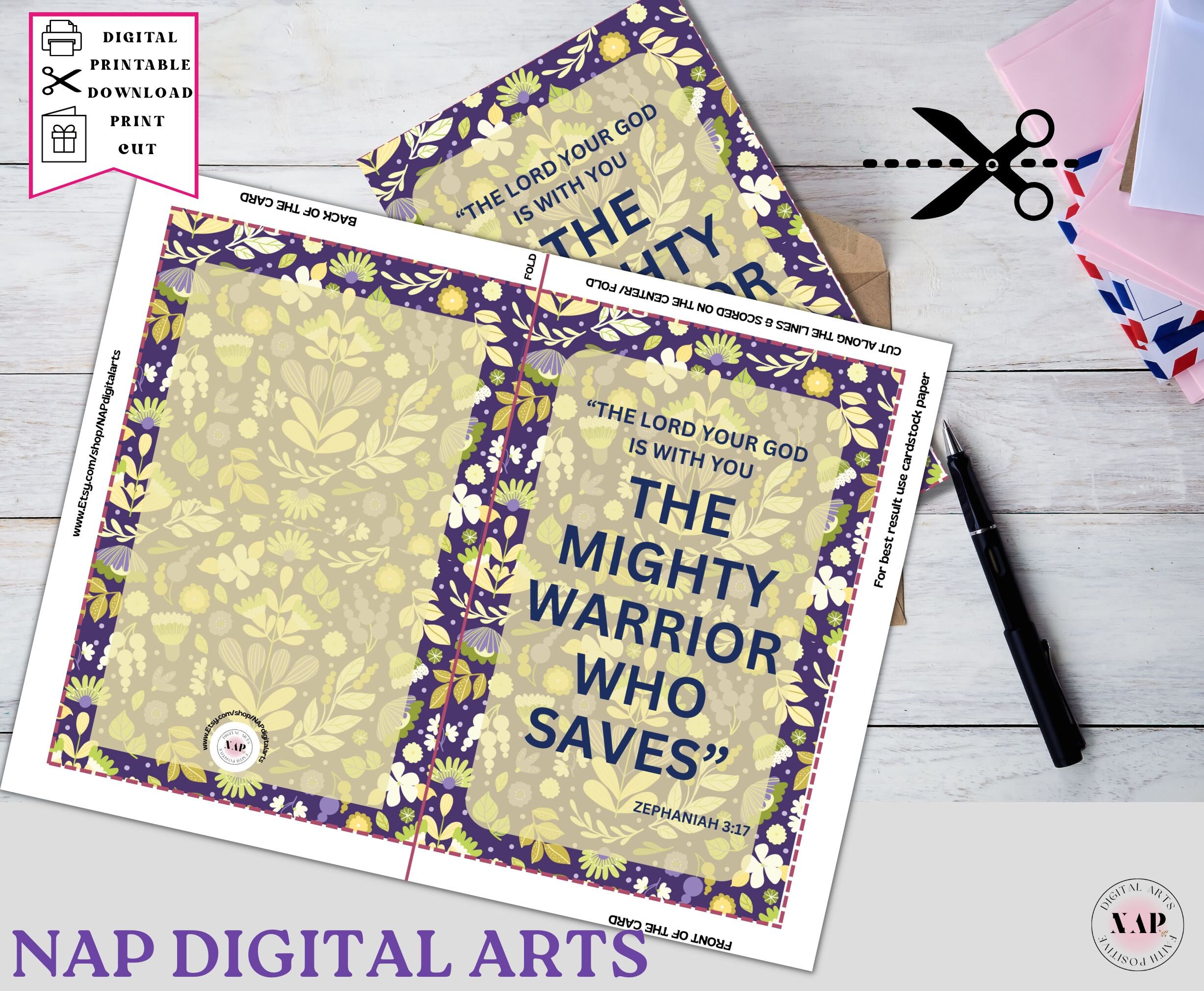 Bible Verse Printable, Faith Greeting Cards, Bible Verse Card, Bible ...