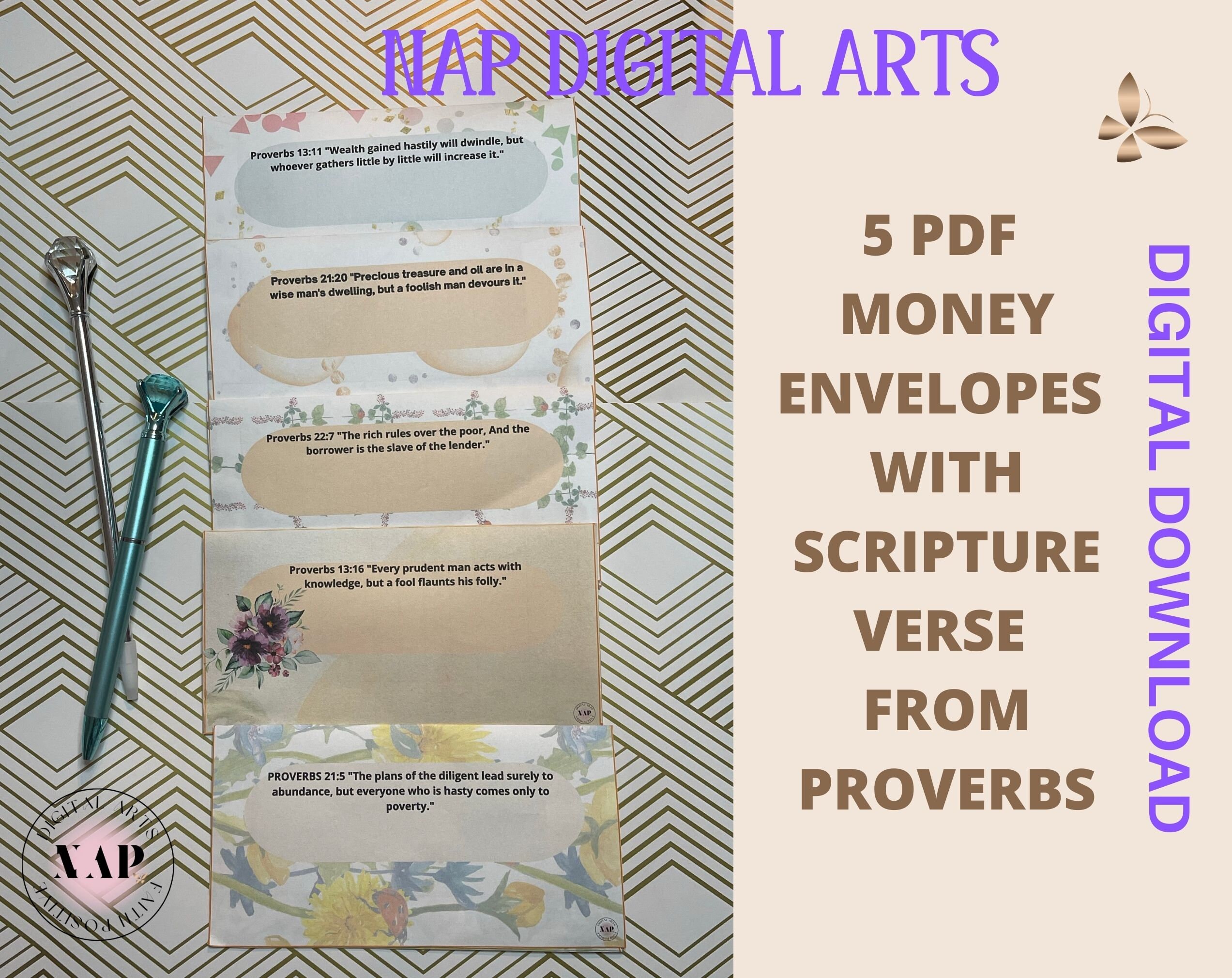 Budget Tracker Envelope, Cash Tracker, Cash Envelope Tracker, Expense ...