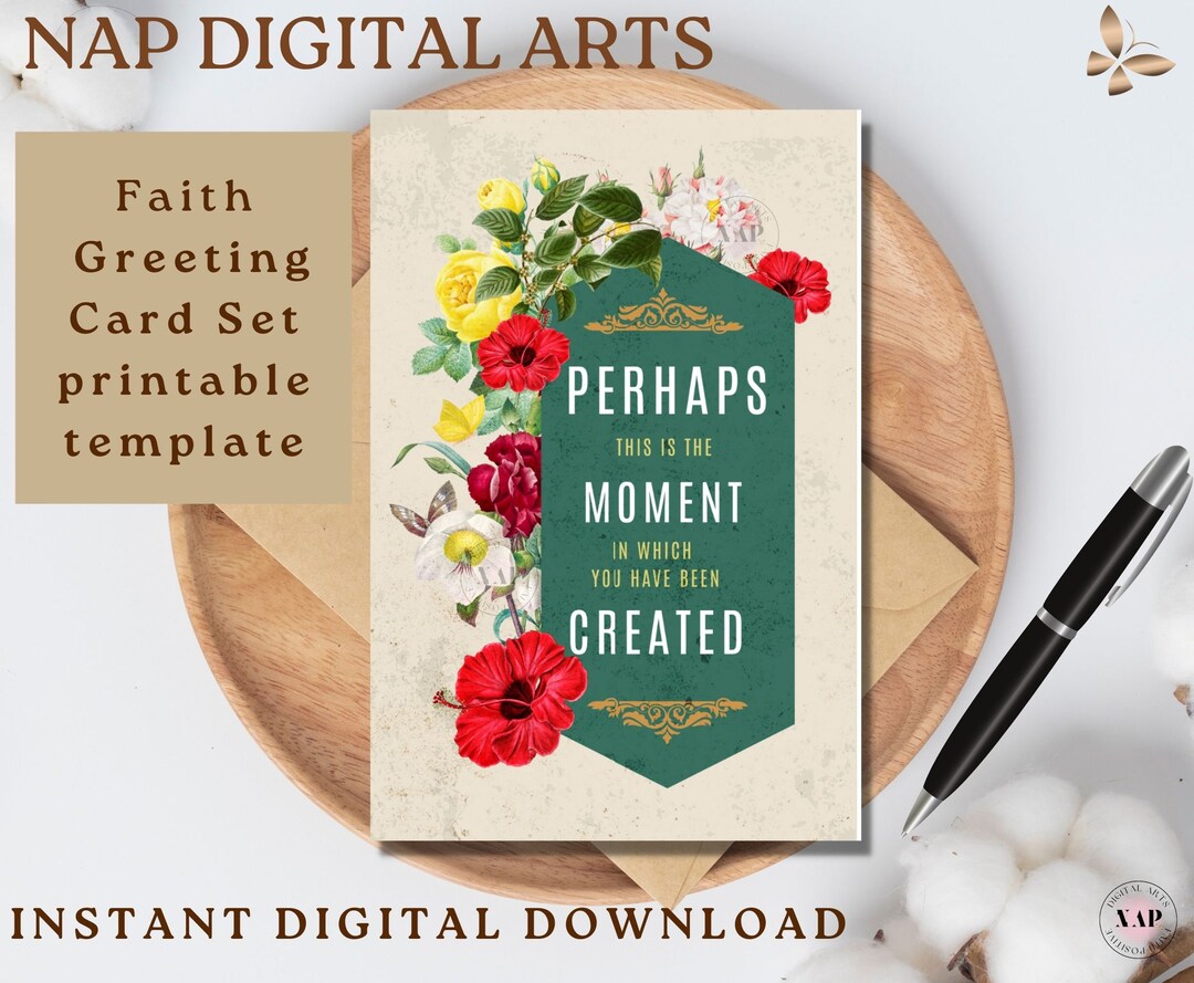 Inspirational Faith Card, Bible Verse Card, Religious Digital Card ...