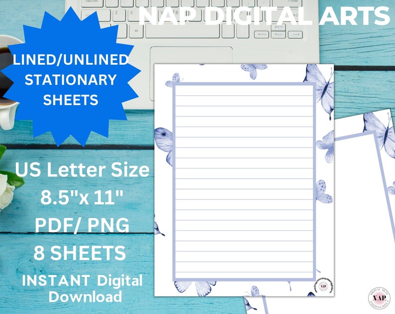 Daily Planner Printable, Faith Planner, Butterflies Journal, Denim ...