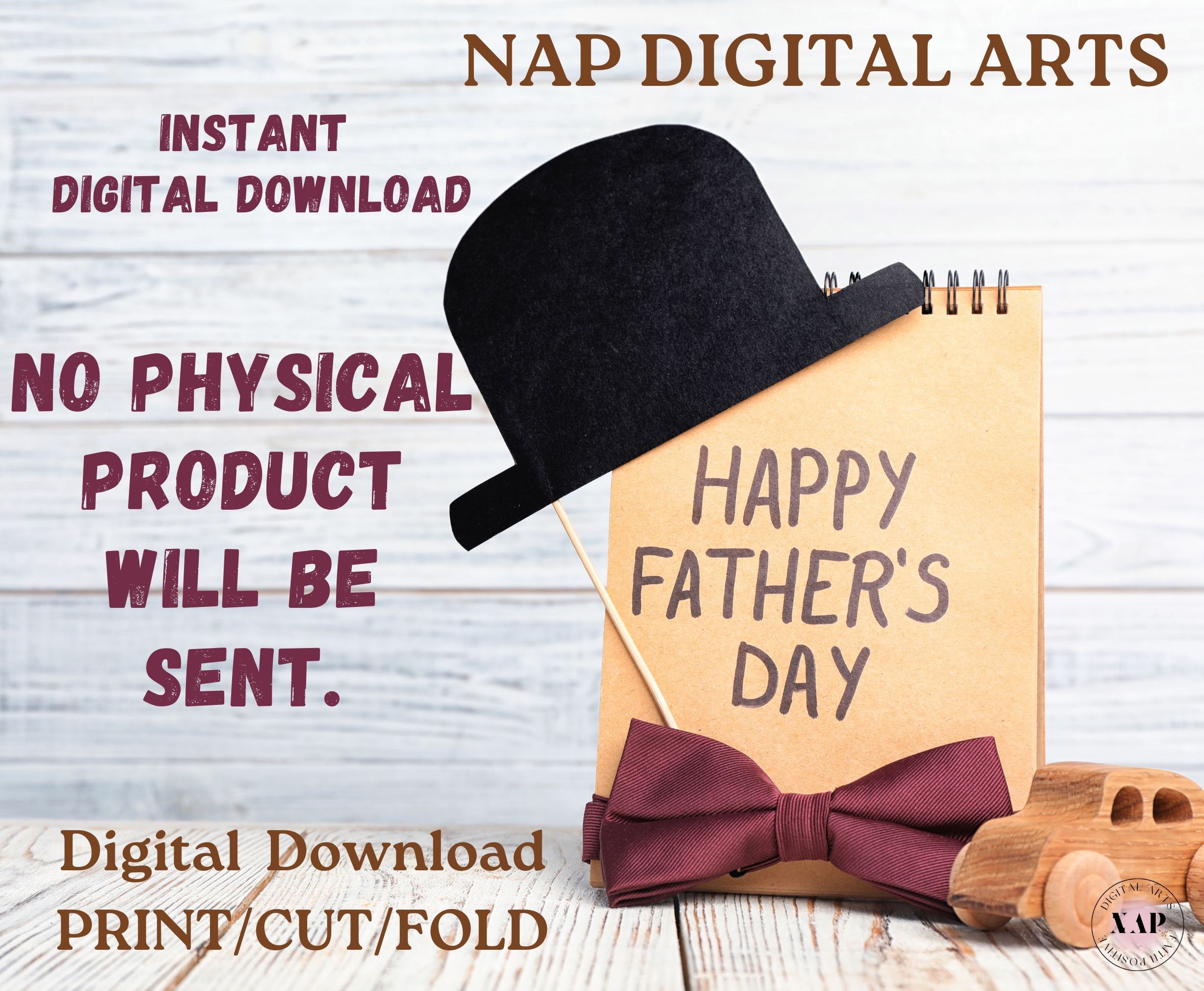 Father's Day Printable Card, Happy Father Day Card, Dad Greeting Card ...