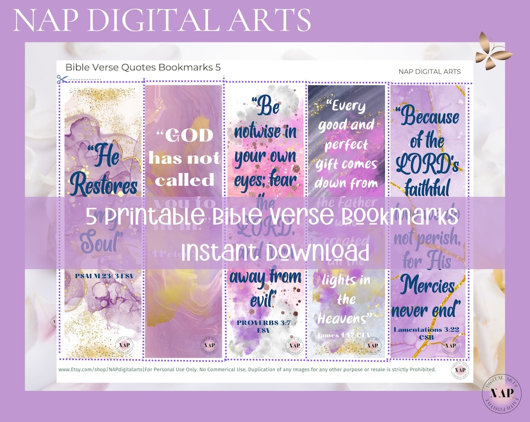 Scripture Printable, Bible Verse Printable, Faith Quote, Bookmark ...