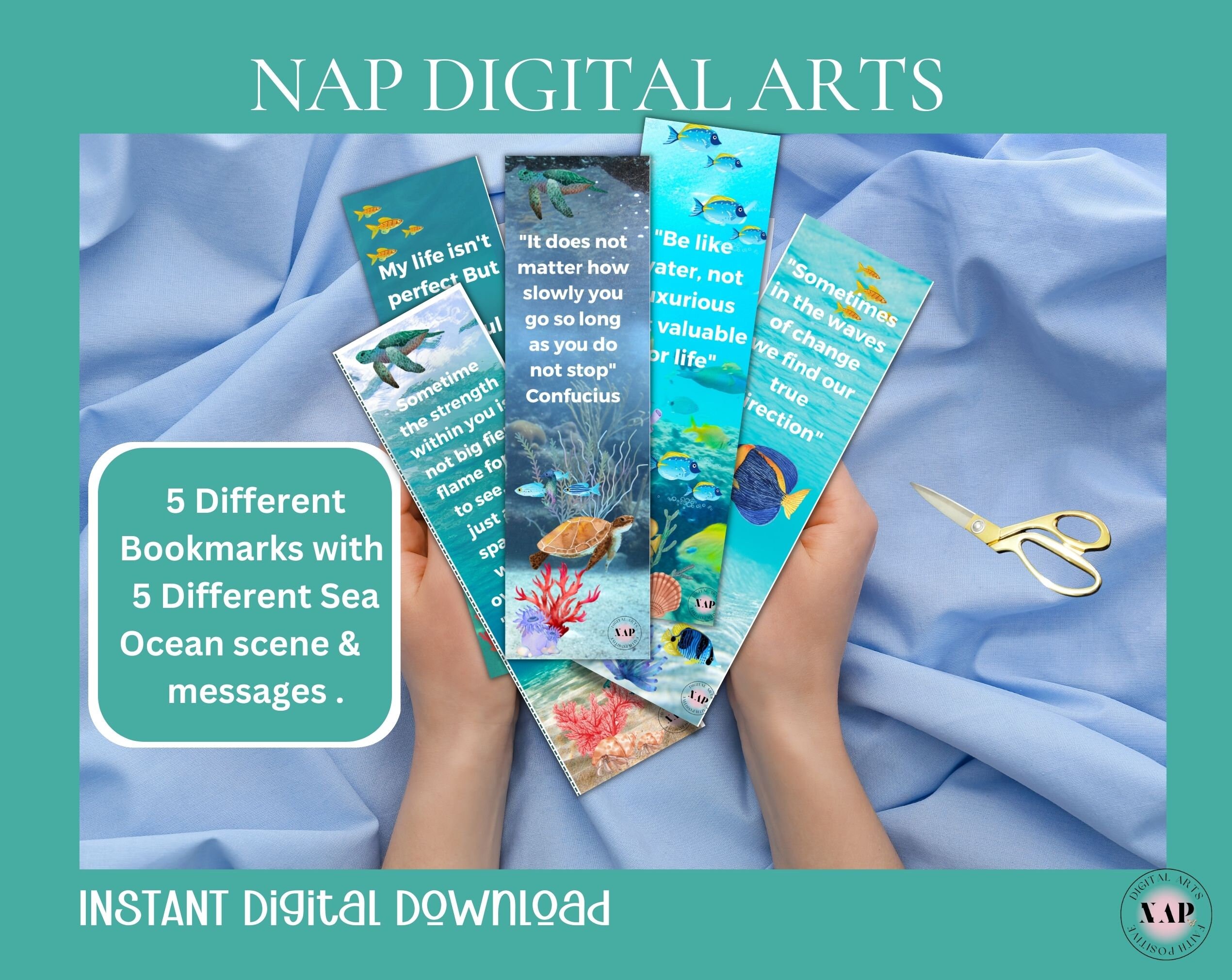 Ocean Design, Positive Quote Printable, Ocean Lover Gift, Sea Ocean ...