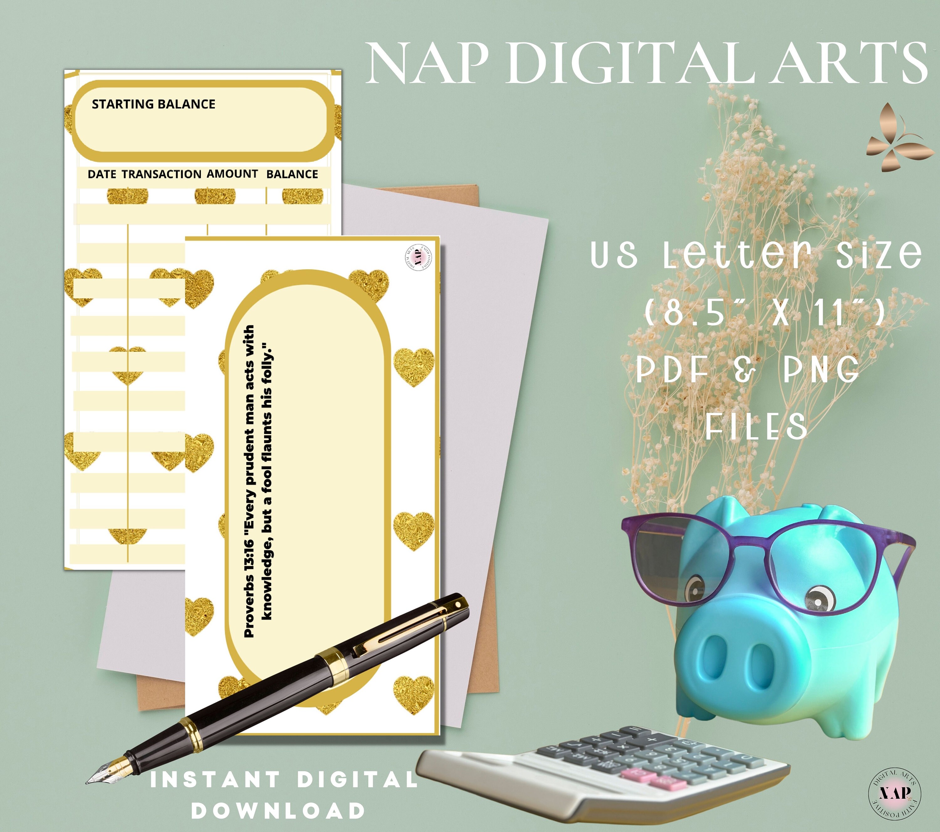 Printable Money Envelope, Cash Envelope, Budget Tracker, Money Tracker ...