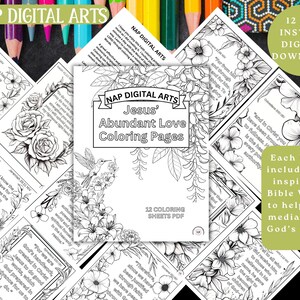 Faith Coloring Pages, Christian Art Journaling, Inspirational Coloring ...