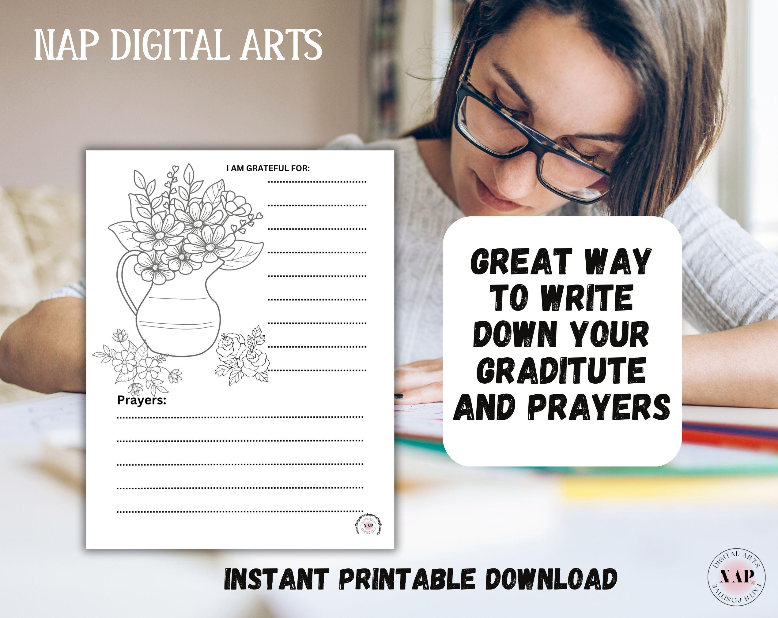 Grateful Heart Coloring Activity, Gratitude Coloring Pages, Adults ...