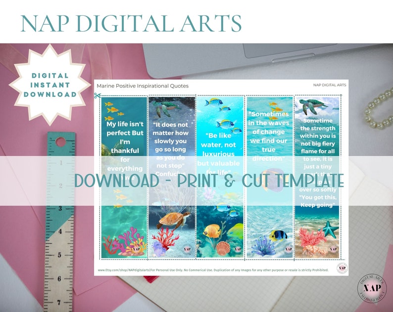 Ocean Design, Positive Quote Printable, Ocean Lover Gift, Sea Ocean ...