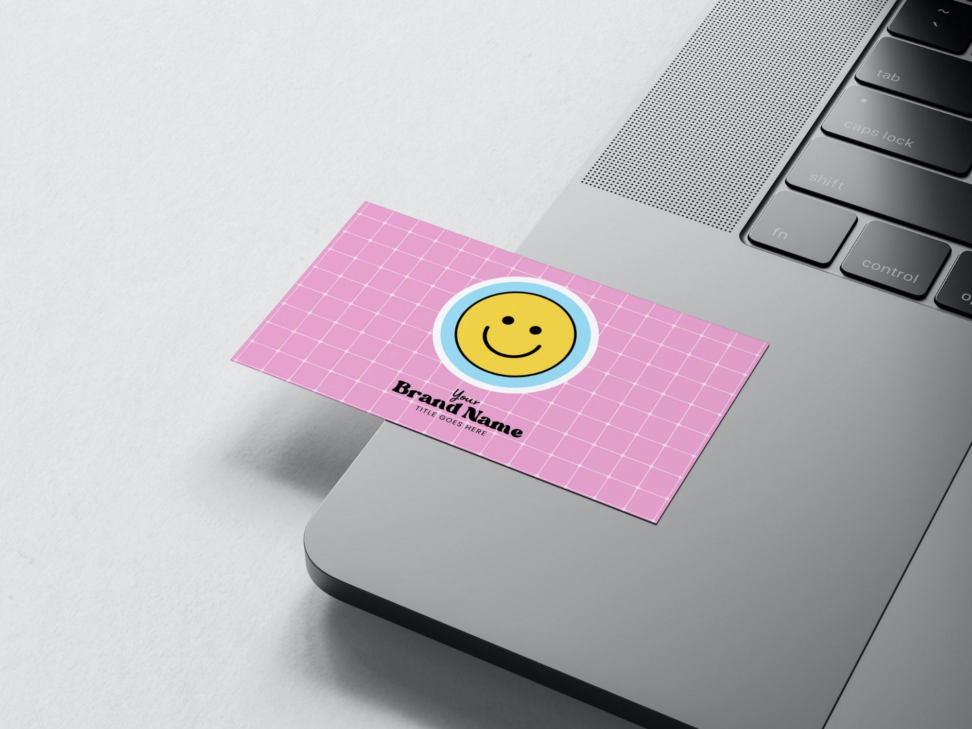 QR Code Business Card Template Cute Retro Vaporwave Design - Etsy