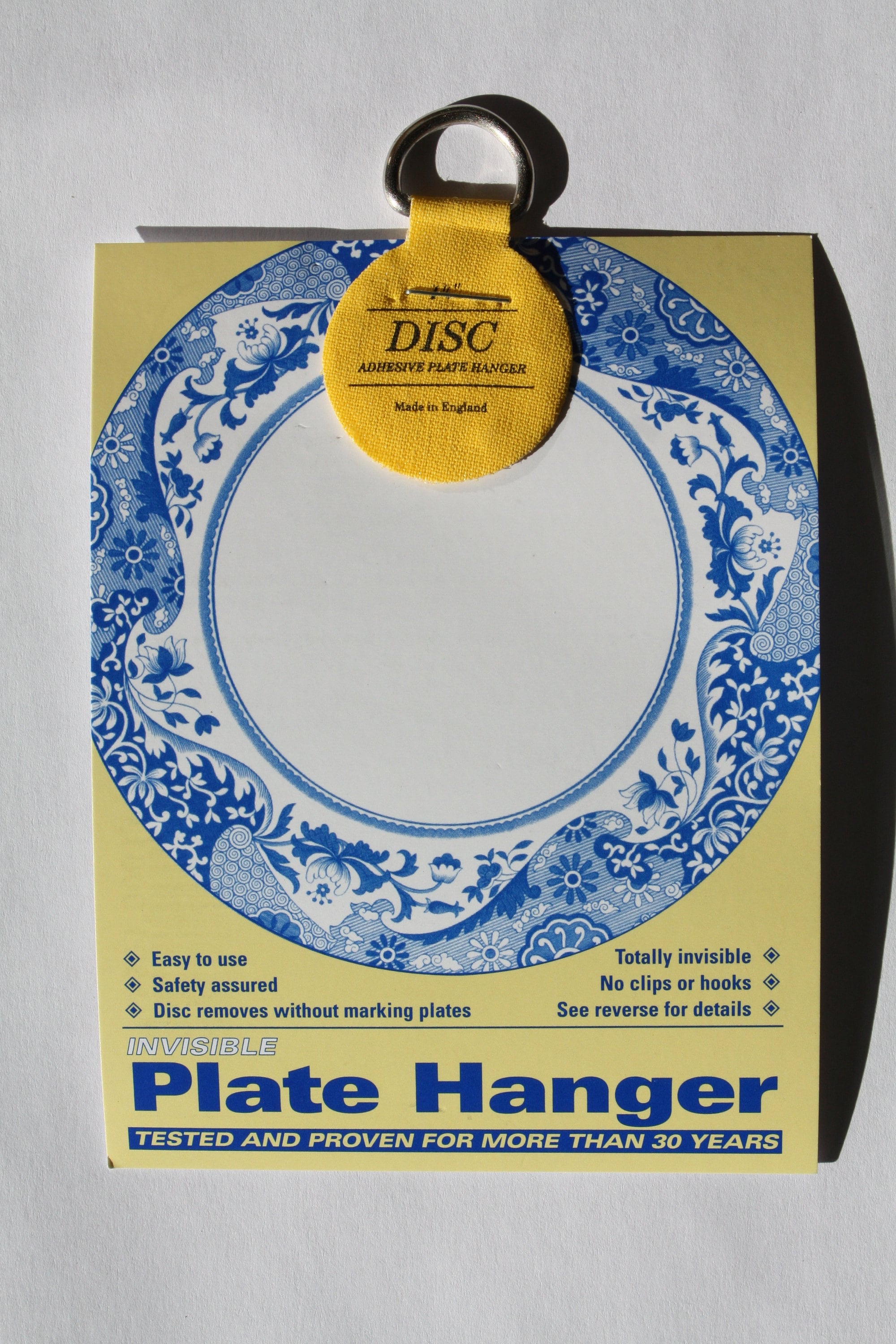 English Adhesive Plate Hanger (4-6 Disc Plate Hangers in a Package) - Etsy