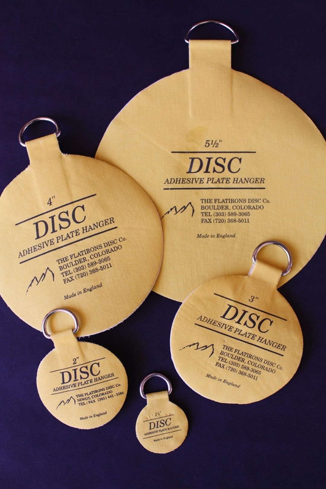 English Adhesive Plate Hanger (4-6 Disc Plate Hangers in a Package) - Etsy