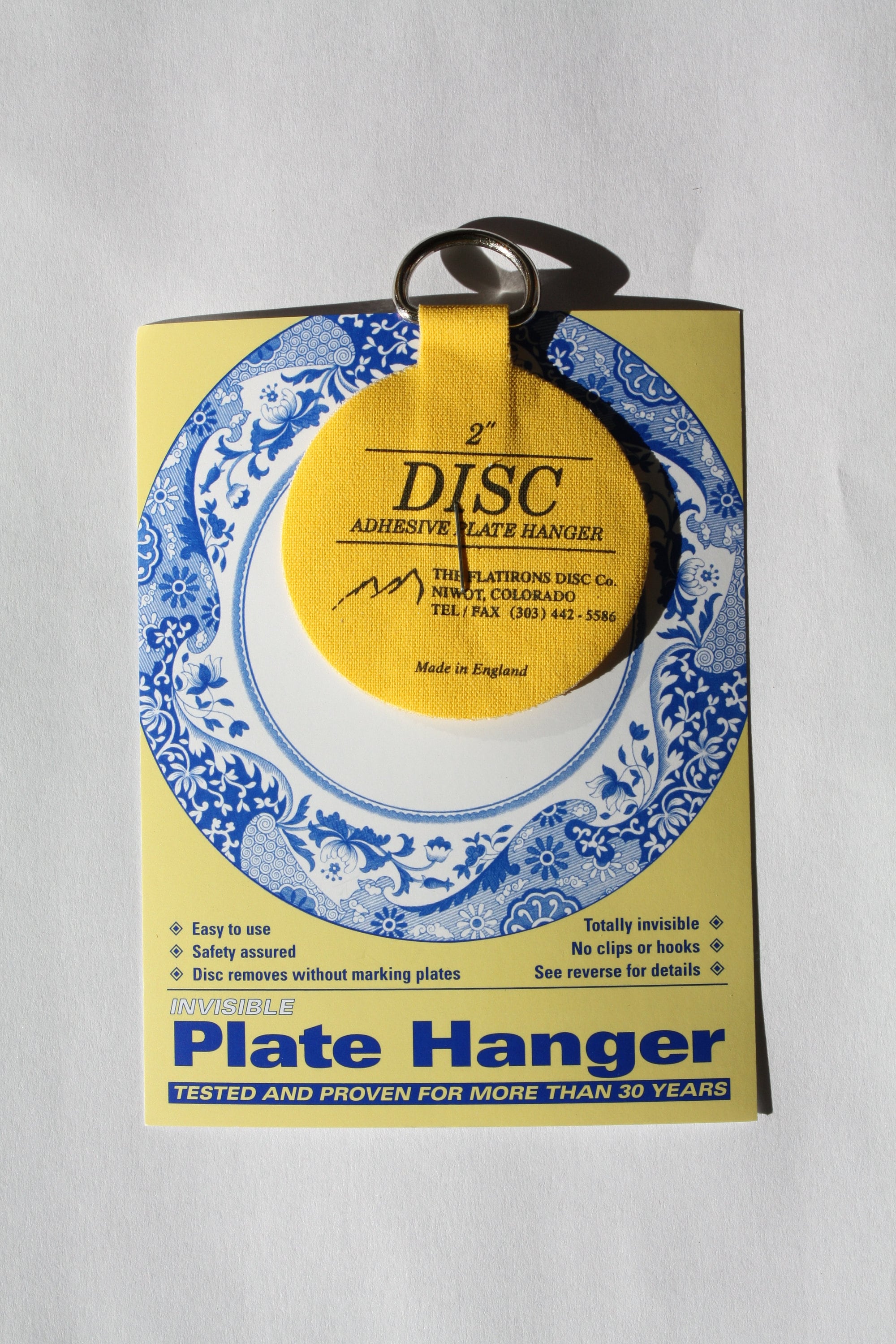 English Adhesive Plate Hanger (4-6 Disc Plate Hangers in a Package) - Etsy