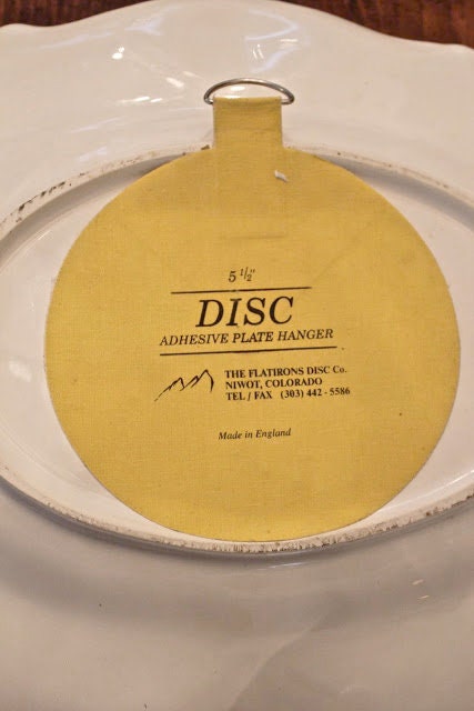 English Adhesive Plate Hanger (4-6 Disc Plate Hangers in a Package) - Etsy
