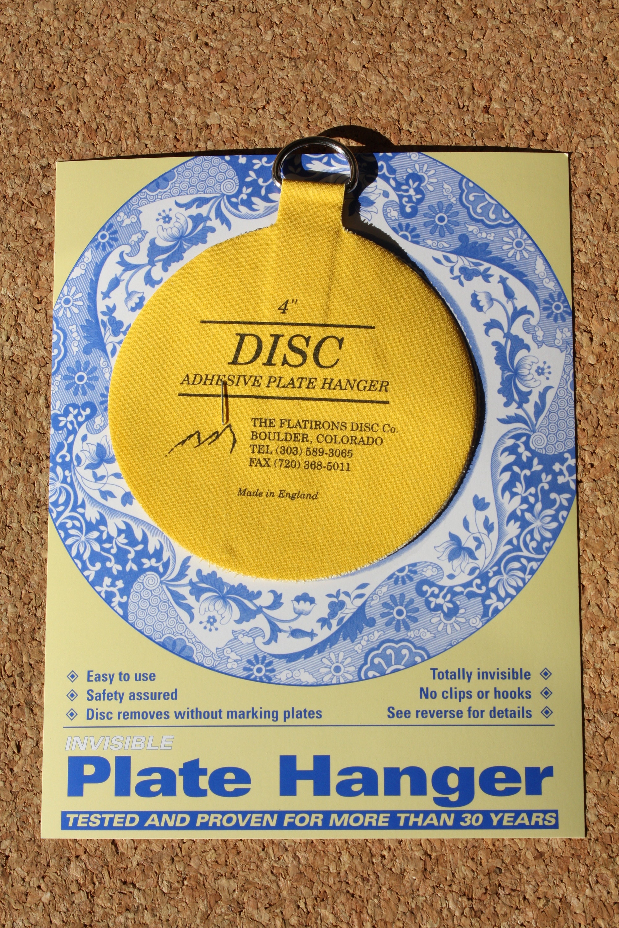 English Adhesive Plate Hanger (4-6 Disc Plate Hangers in a Package) - Etsy