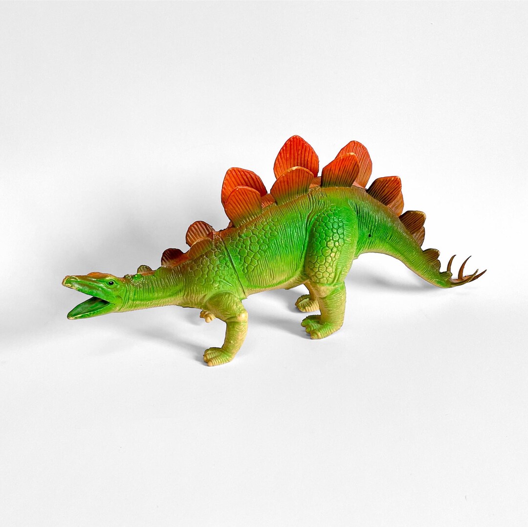 15 Vintage 1986 Dinosaur Figure by UKRD Stegosaurus Dinosaur Action ...