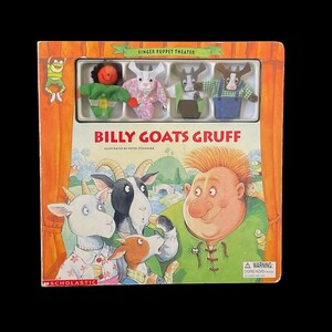 Vintage Finger Puppet Theater Book Scholastic, Felt Animal Finger ...