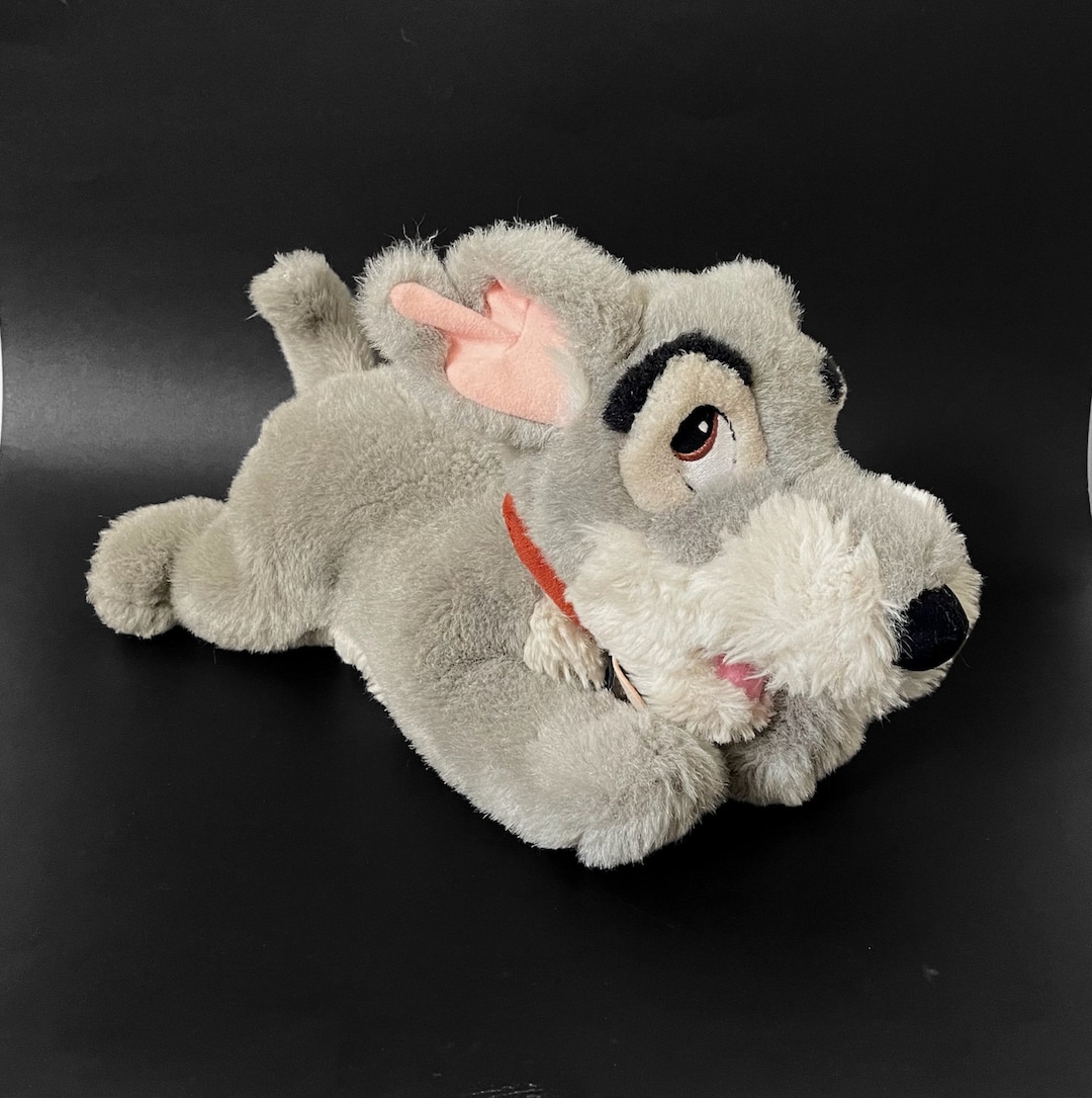 Vintage Disney Lady & the Tramp Scamp Plush Walt Disney Dog Stuffed ...