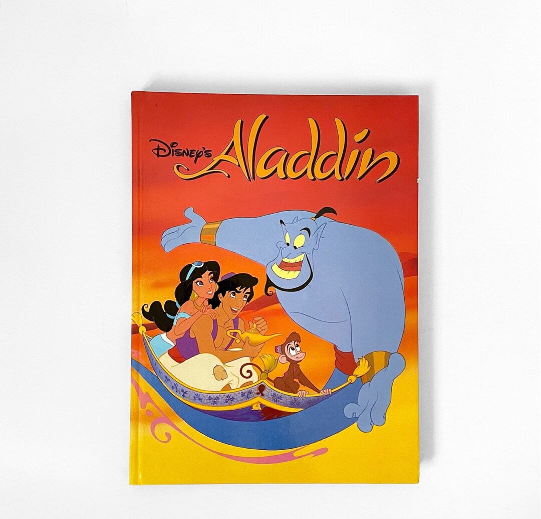 1992 Vintage Walt Disney Aladdin Book Classic Series Hardcover - Etsy