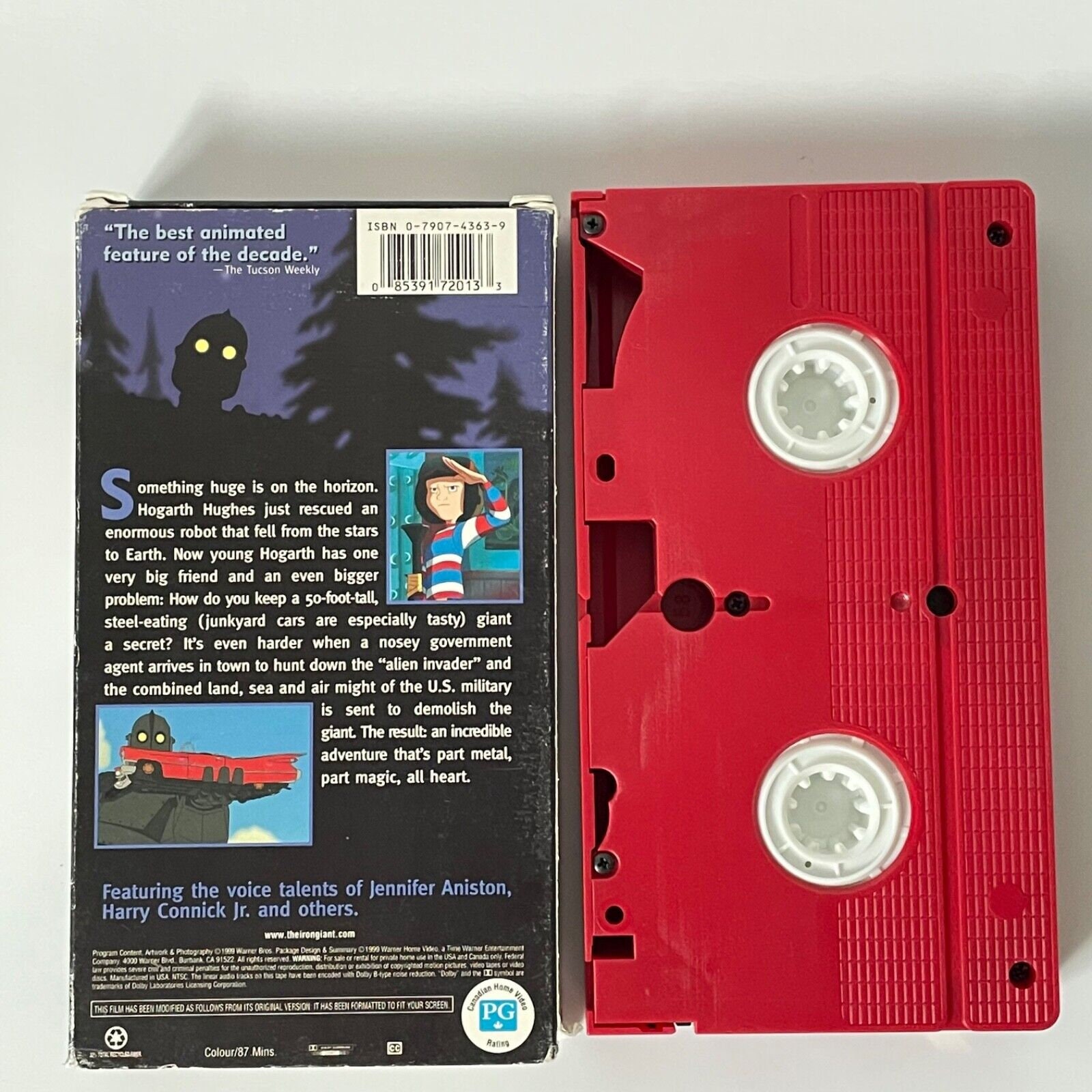 90s Vintage the Iron Giant VHS Rare Red Tape & Alternative Art - Etsy ...