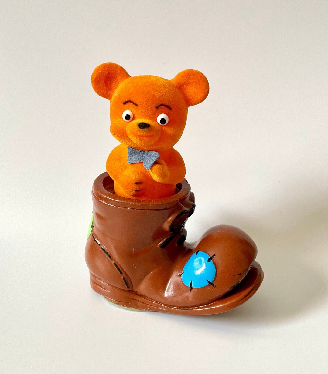 1950s Vintage Cragstan Toy Wind-up Bear in Boots Dancing Silly Shoes ...