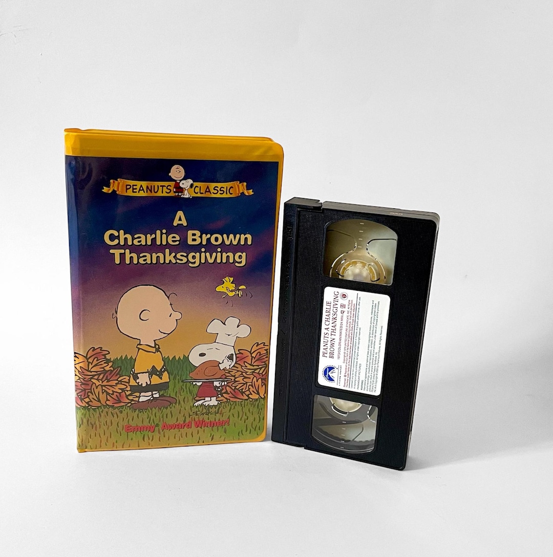 Vintage Peanuts Classic VHS Peanuts A Charlie Brown Thanksgiving VHS ...