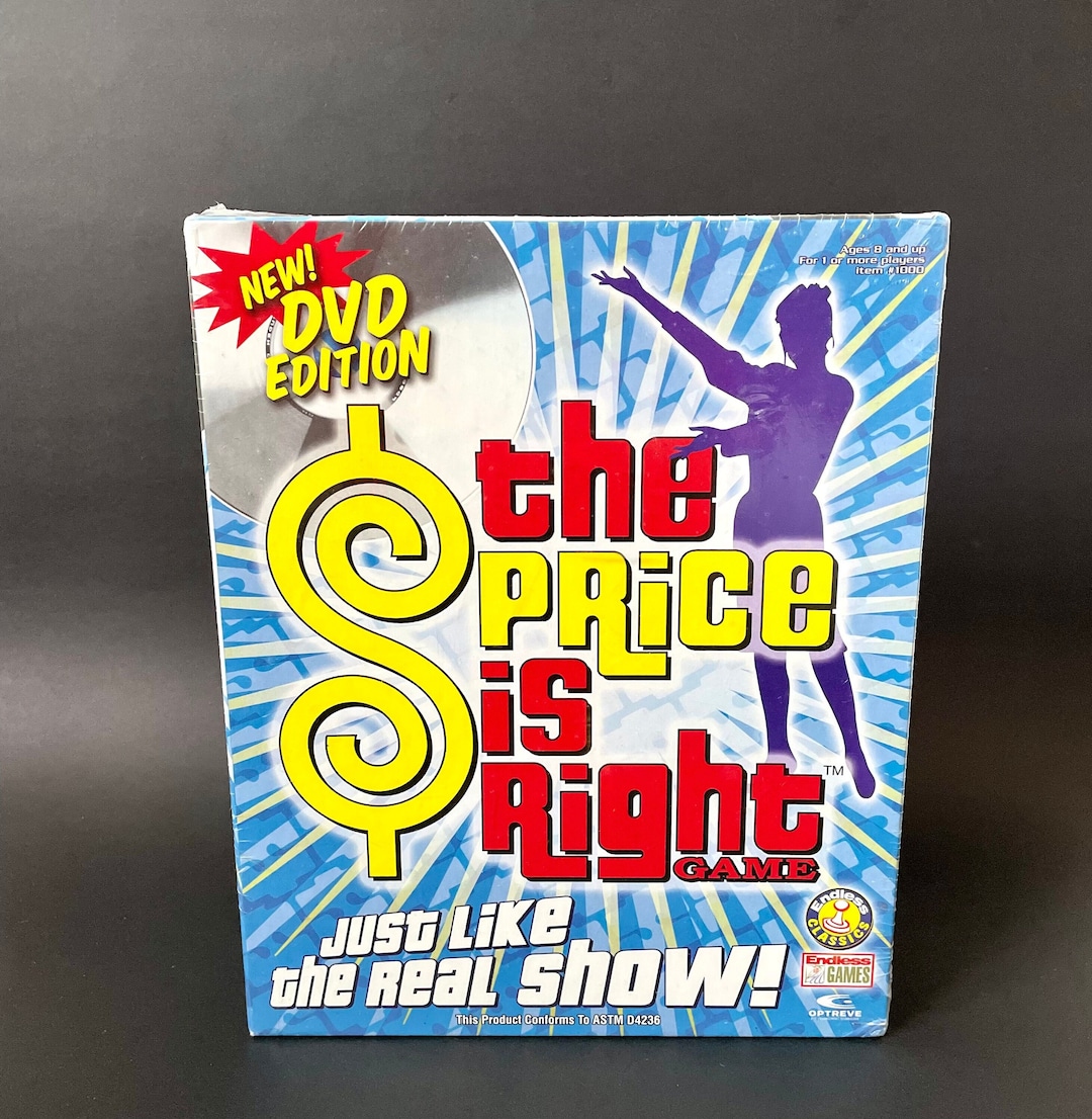 Price is Right Game DVD Edition Board Game TV Show Game Family Night ...