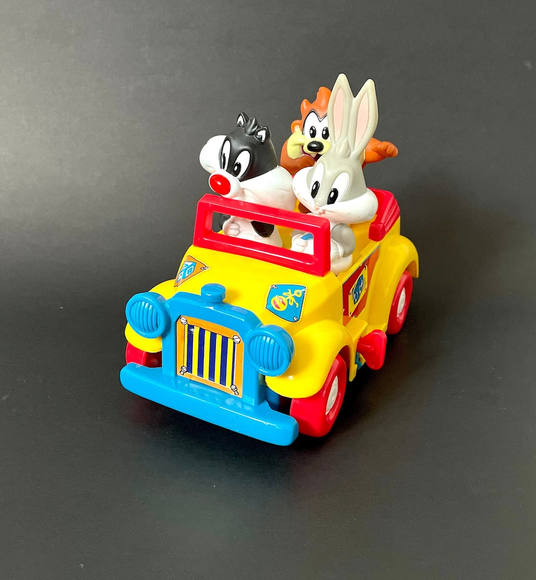 90s Vintage Looney Tunes Sylvester Cat Car Bugs Bunny Taz Tyco Baby ...