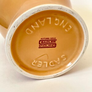 1970s Vintage Vase by Sadler England Vase Autumn Gold Series Made in ...