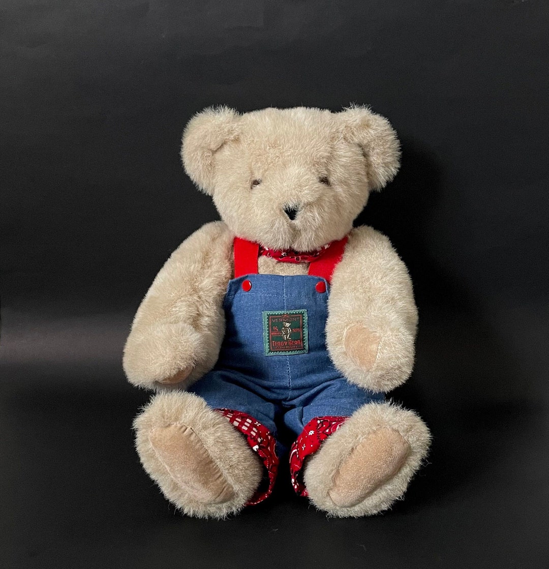 17 Rare Vintage Vermont Teddy Bear Plush Jointed Bear - Etsy