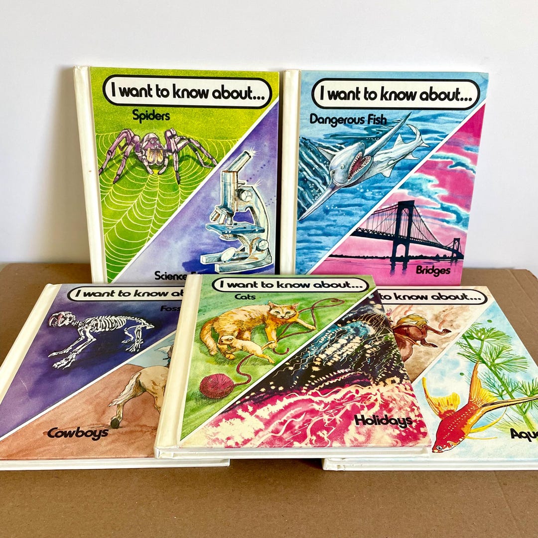 Set of 5 Vintage 1980s "i Want to Know About" Books – Educational ...