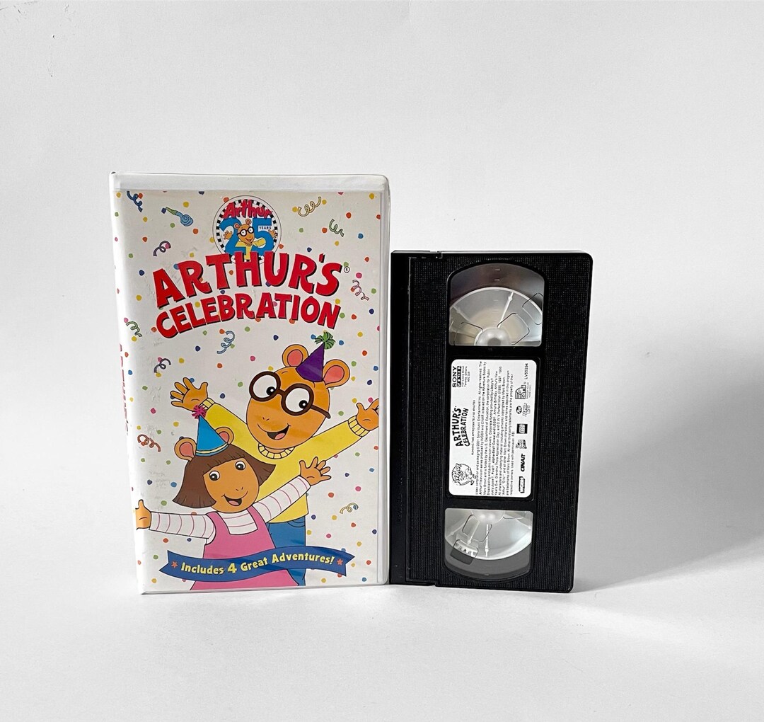 Arthur Celebration VHS Cartoon Includes 4 Episodes Arthur Birthday New ...