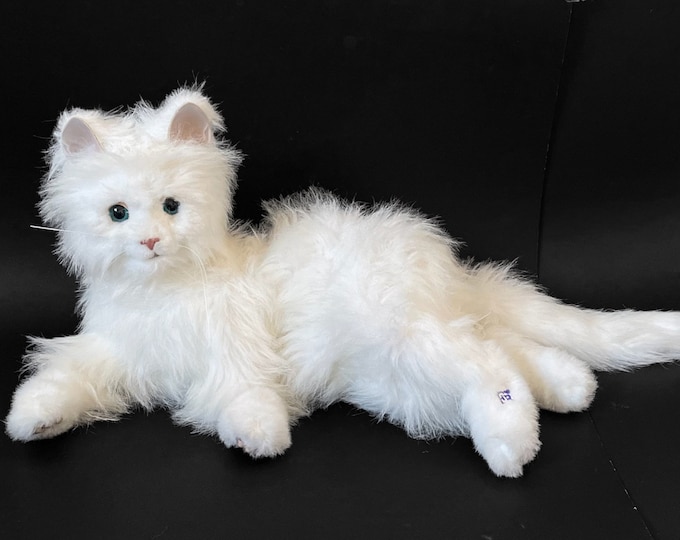 18 Hasbro Furreal Cat Interactive Realistic Kitten Plush Cat Toy Lu Lu ...