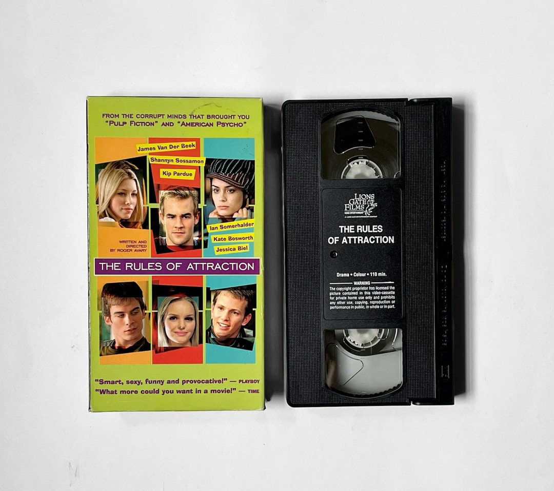 The Rules of Attraction Movie VHS Tape 2003, Romance Comedy Drama Film ...