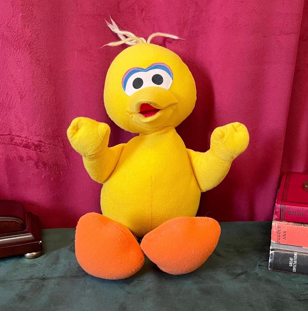 80s Vintage Sesame Street Big Bird Plush Toy | Jim Henson Muppet ...