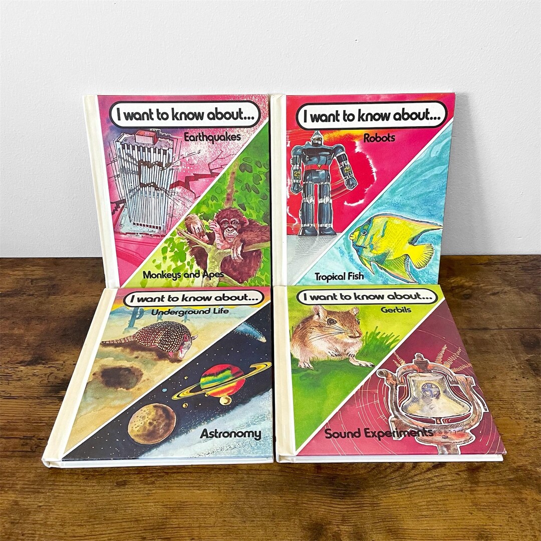 Lot 4 Vintage I Want to Know About/new True Book, 80s Kid Educational ...