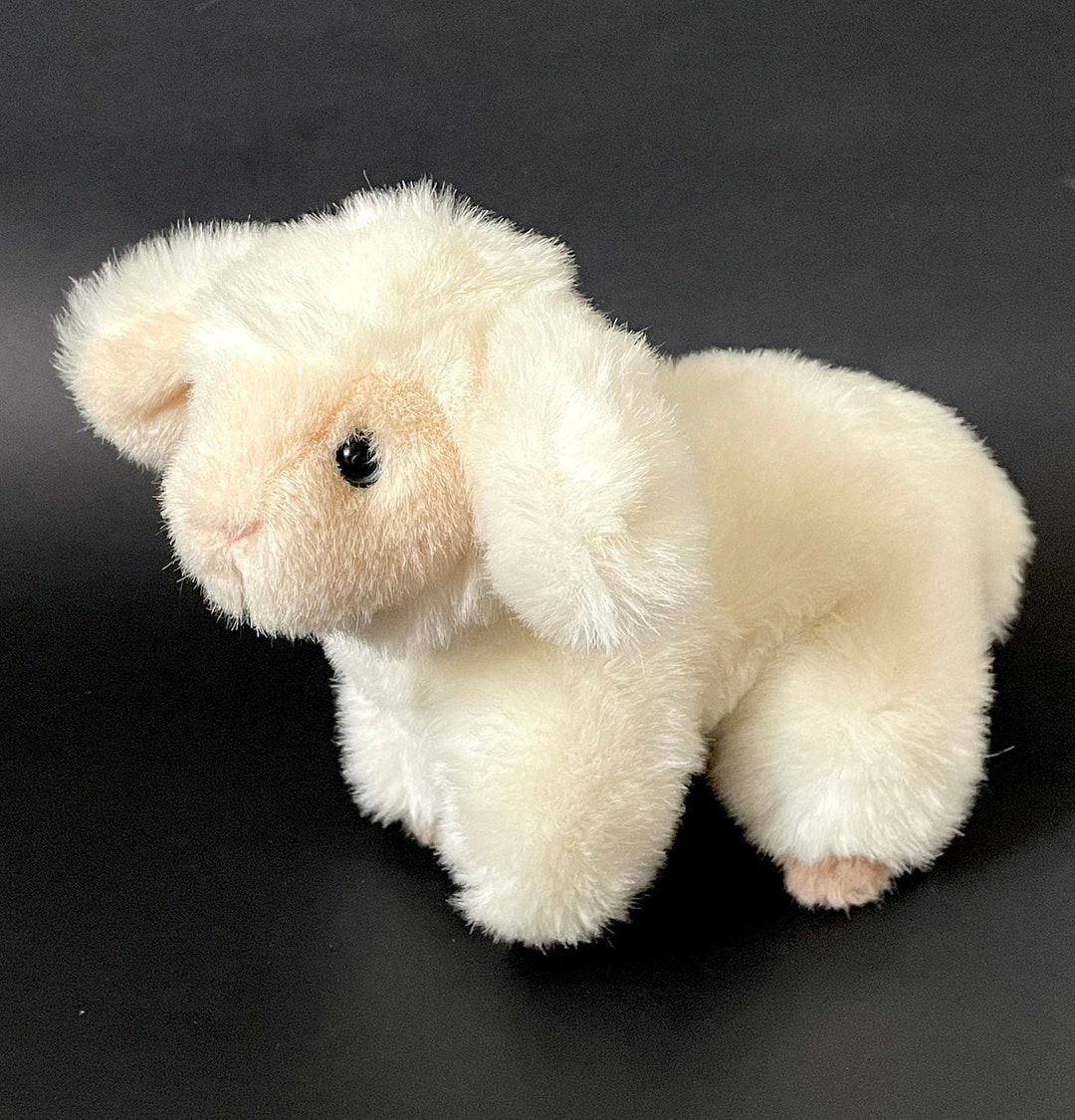 80s Vintage Kinder Gund Lamb Plush With Rattle Inside Super - Etsy