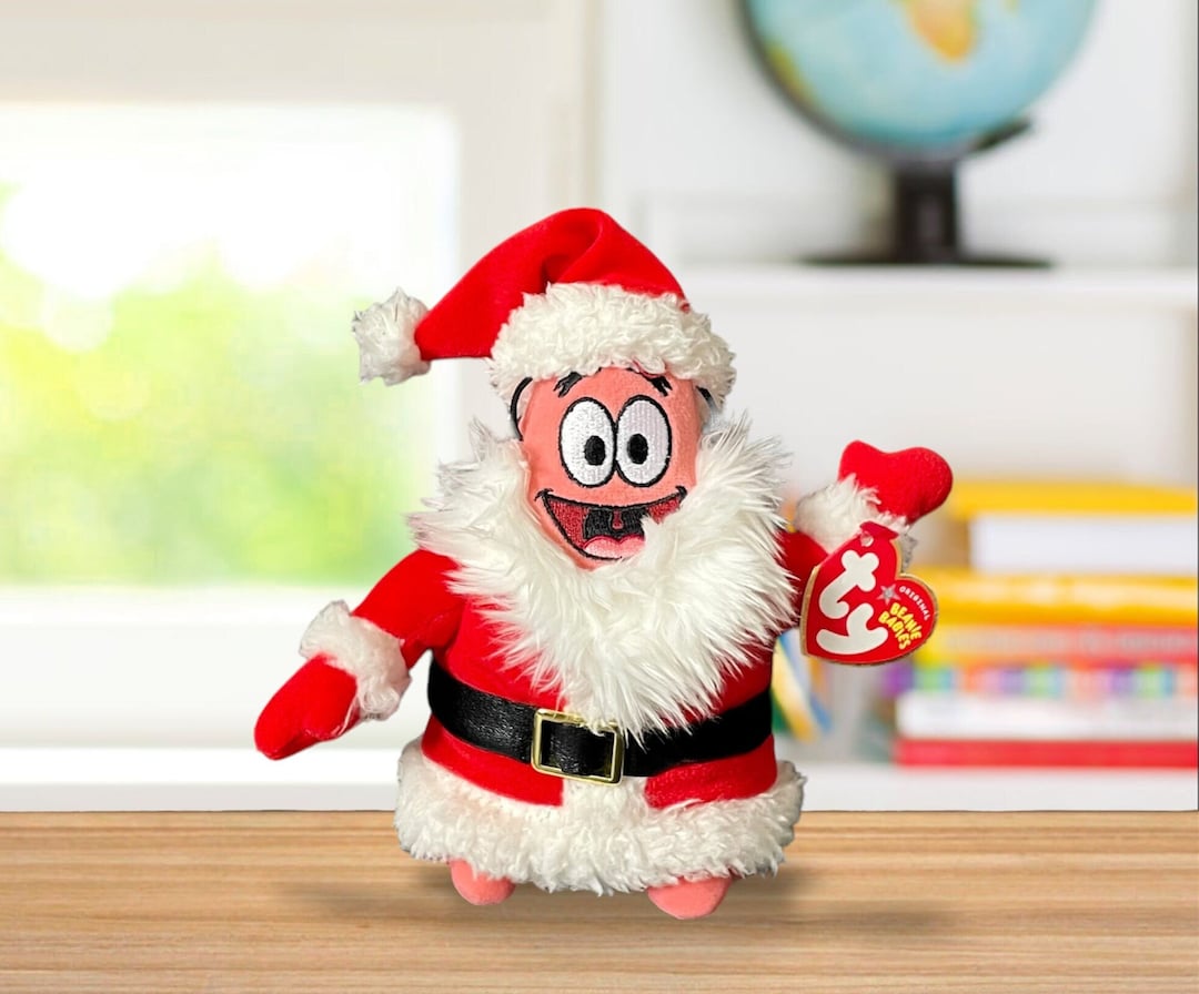 Vintage TY Patrick Claus Beanie Baby the Patrick Santa Claus Plush ...