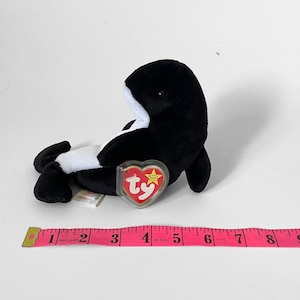 Vintage Beanie Babies Ty JOLLY Walrus TY Slippery Seal TY Echo Dolphin ...