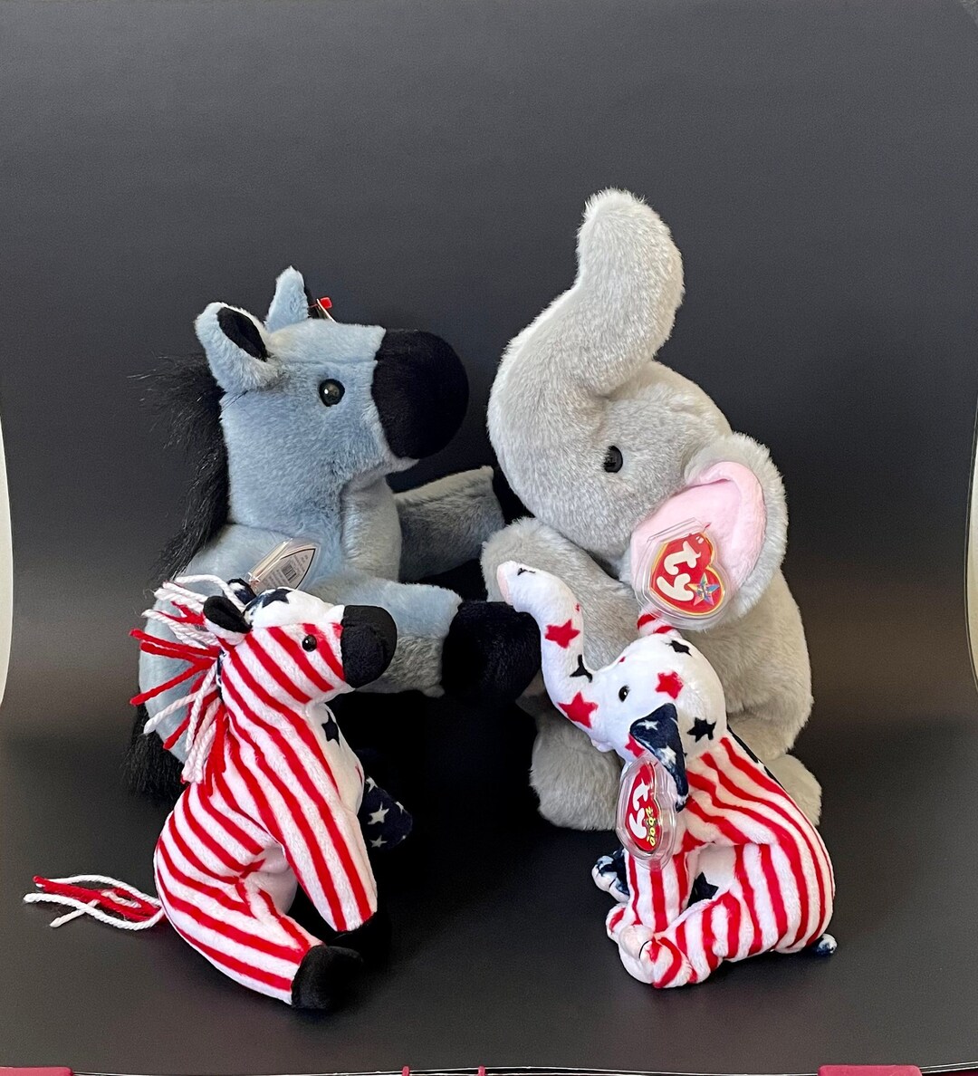 Ty Beanie Buddies & Babies Choice of TY Righty Republican Elephant ...