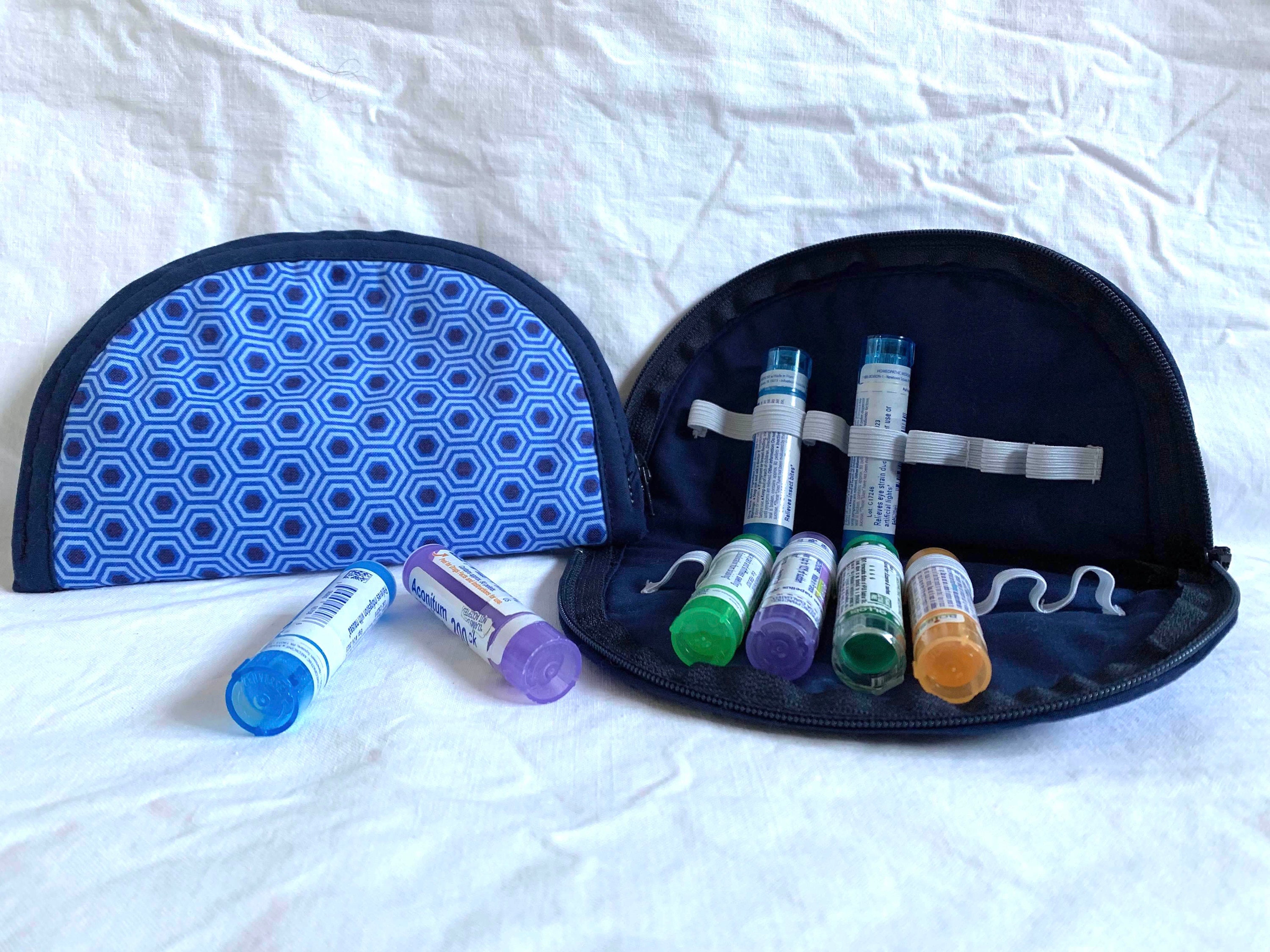 EMF Shielding Lined Zippered Pouch for 14 Homeopathic Remedies - Etsy