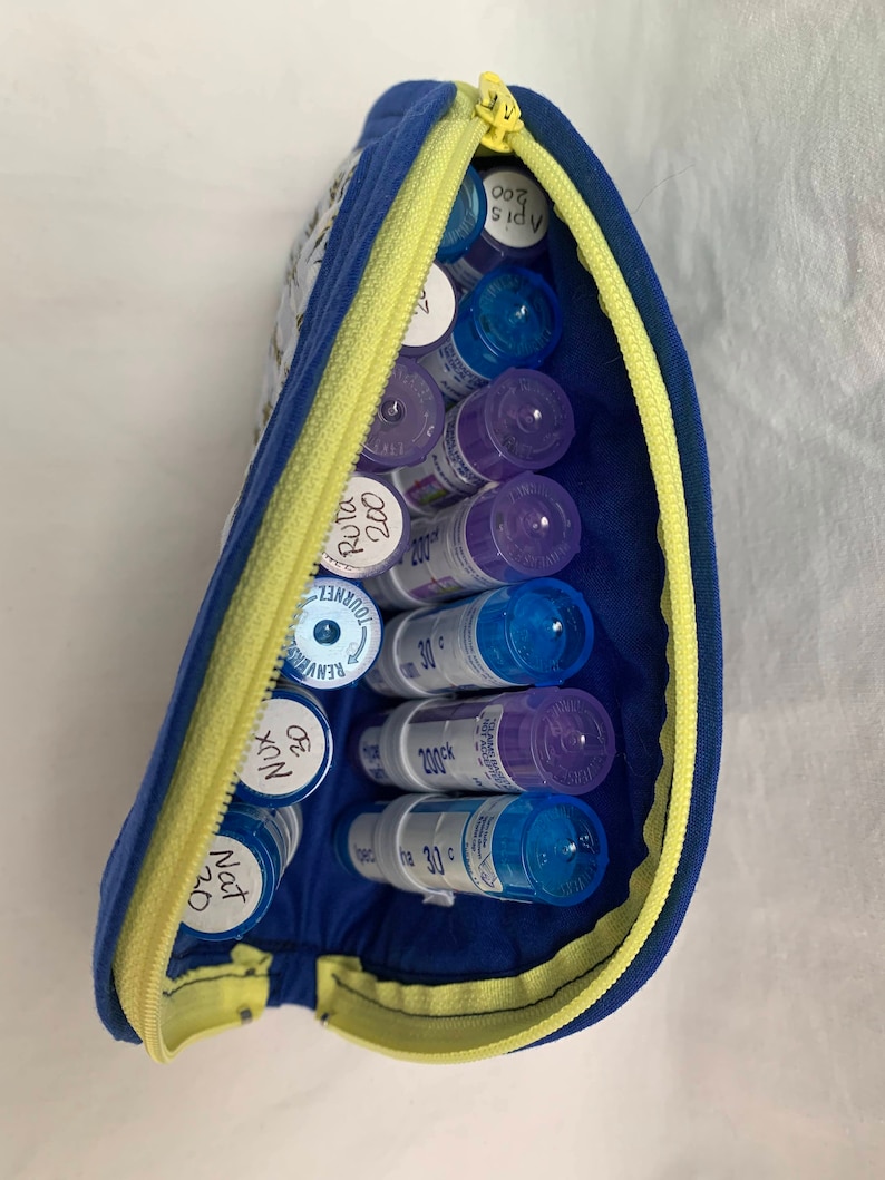 Zippered Pouch for 14 Homeopathic Remedies - Etsy