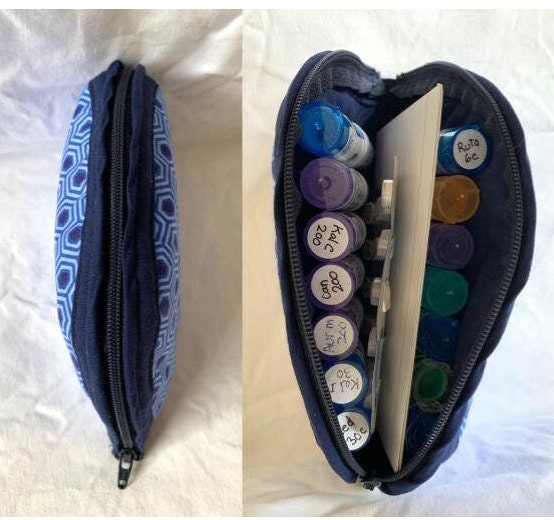 EMF Shielding Lined Zippered Pouch for 14 Homeopathic Remedies - Etsy