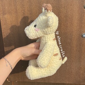 Giraffe Amigurumi Pattern, PDF Giraffe Pattern, Plush Cute Baby Giraffe ...