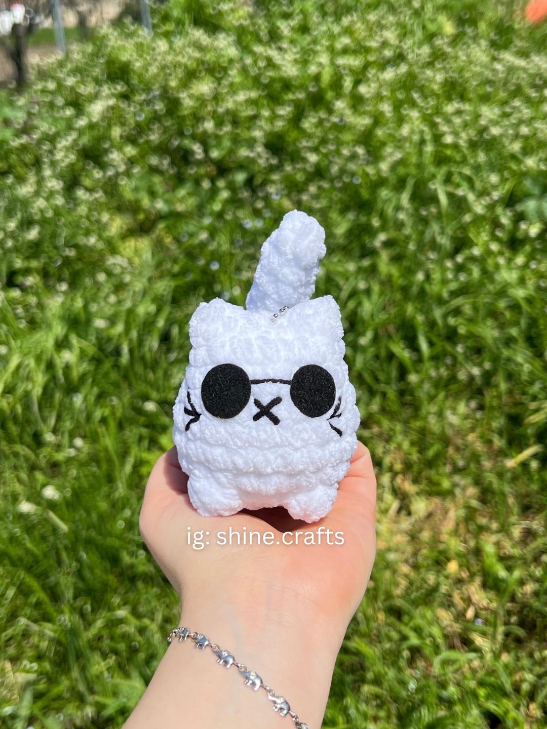 Mini Cat Gojo | Geto - Crochet Plushie Amigurumi Stuffed Animal Cute ...