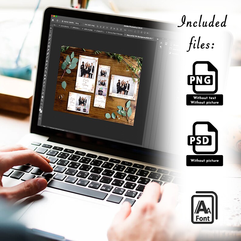 Minimalist Wedding Photo Booth Template, Easily Editable and ...