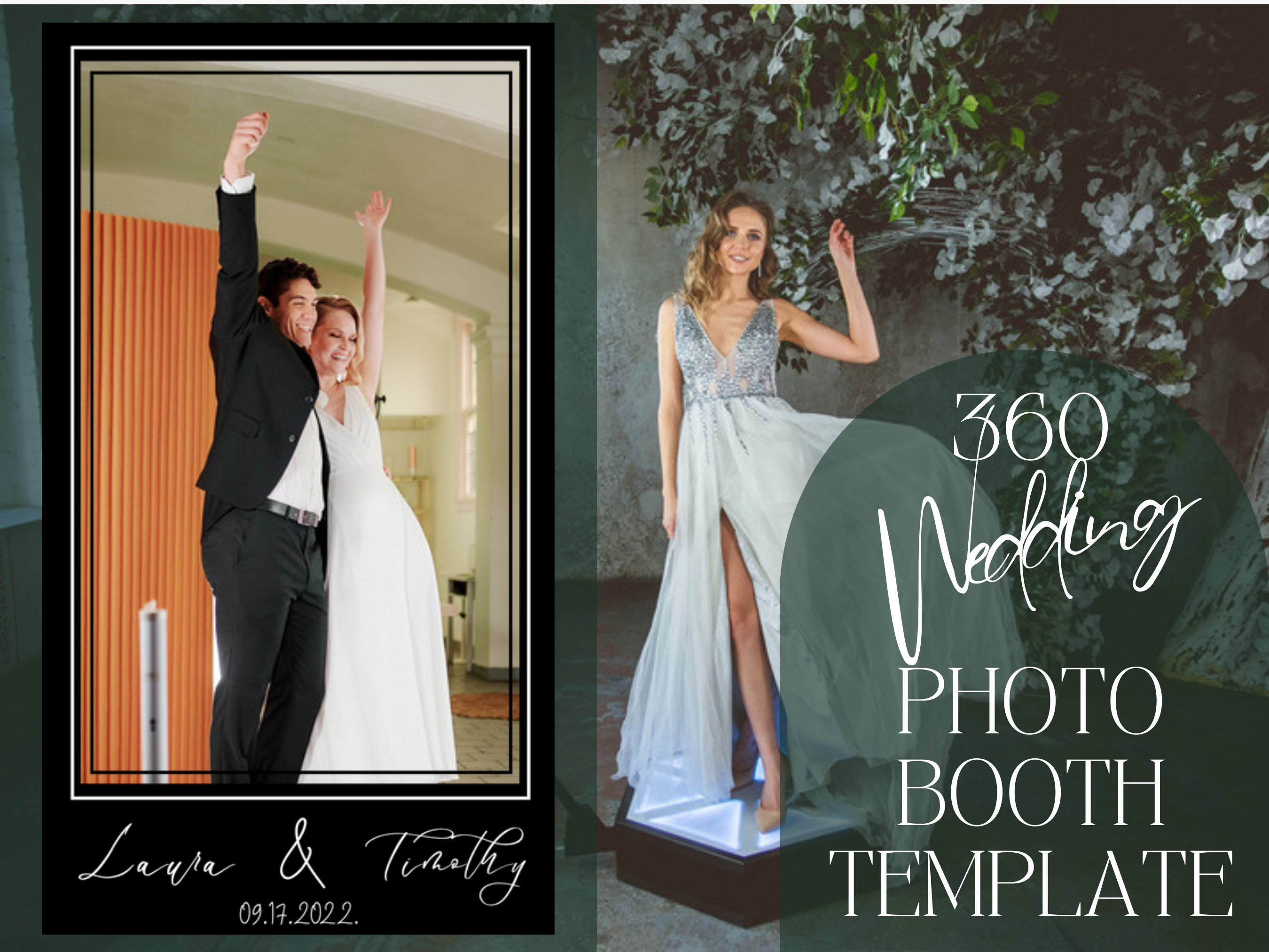 360 Wedding Photo Booth Template, Easily Editable and Downloadable ...