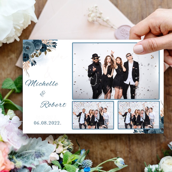 Minimalist Wedding Photo Booth Template Package, Easily Editable and ...