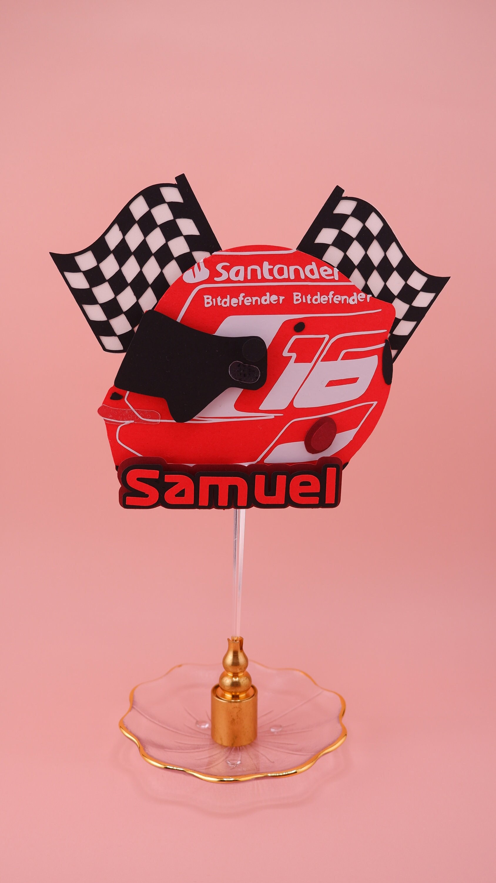Charles Leclerc Cake Topper, Formula 1 Cake Topper, Ferrari Cake Topper ...